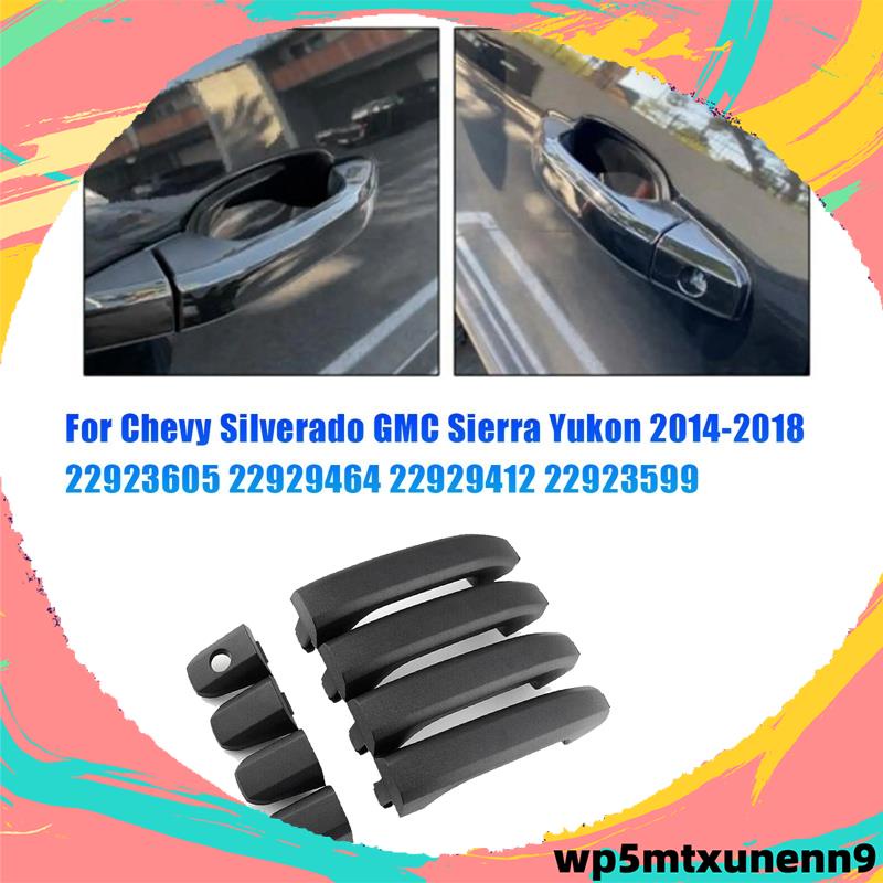 ฝาครอบมือจับประตูด้านนอก 4 ชิ้น 22923605 22929412 สําหรับ Chevy ...