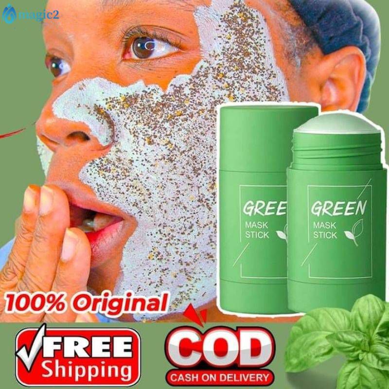 Green Cleaning Mask Green Tea Mask Stick ลบกานพลูน้ำและน้ำมัน Anti ...