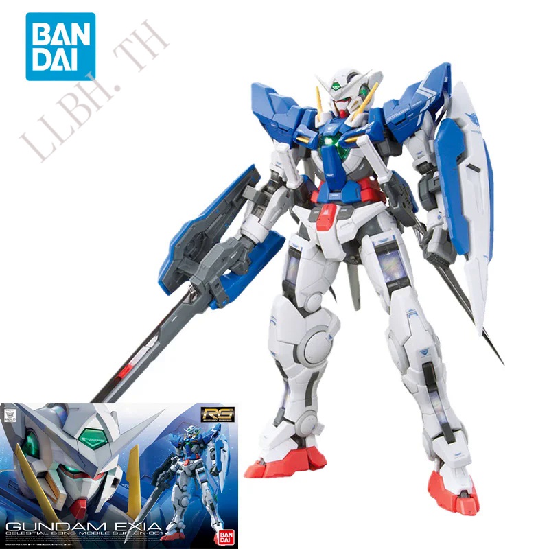 Bandai Original GUNDAM Anime Model RG 1/144 GUNDAM EXIA Action Figure ...