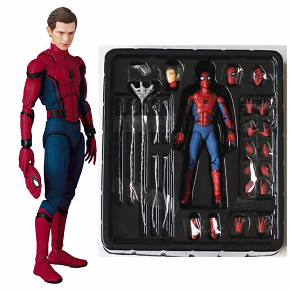 Spider-Man Homecoming Spiderman Peter Parker Tom Holland Action Figure ...