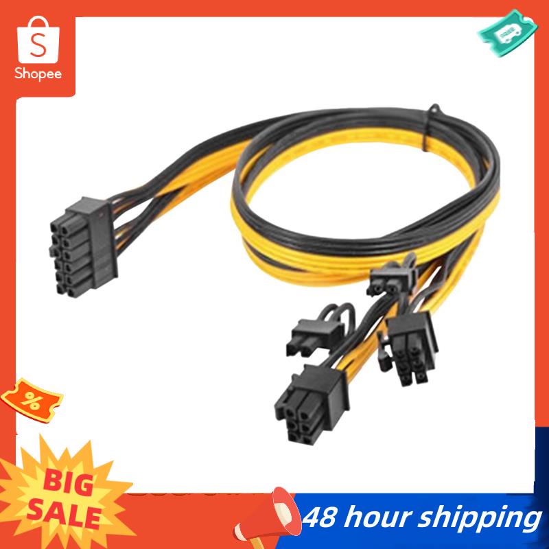 พร้อมส่ง สายเคเบิลการ์ดจอ 12-Pin เป็น Pcie 6+2Pin 8Pn 60 ซม. 12Pin PSU ...