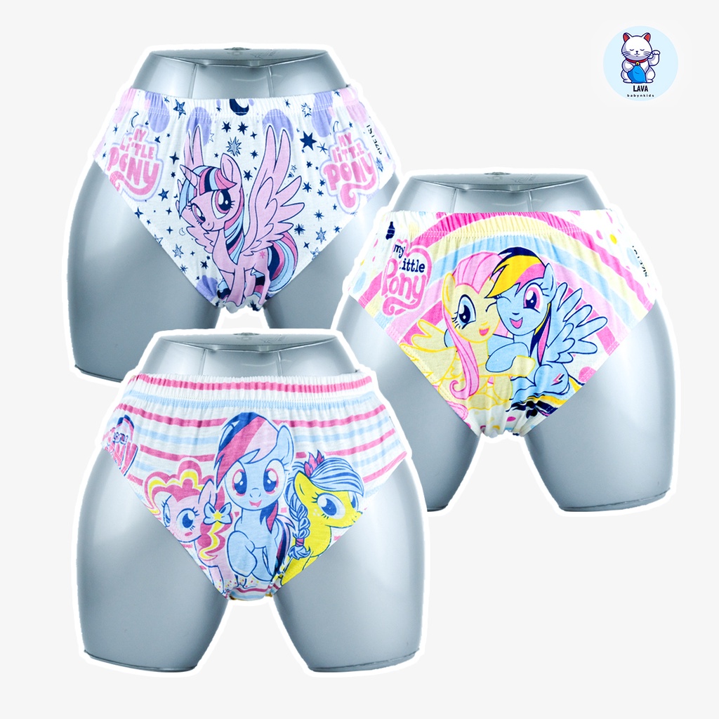 Katun Girls & 39; กางเกงชั้นในอายุ 3 4 5 6 7 8 ปี 3 ใน 1 บรรจุ 3 ชิ้น ...