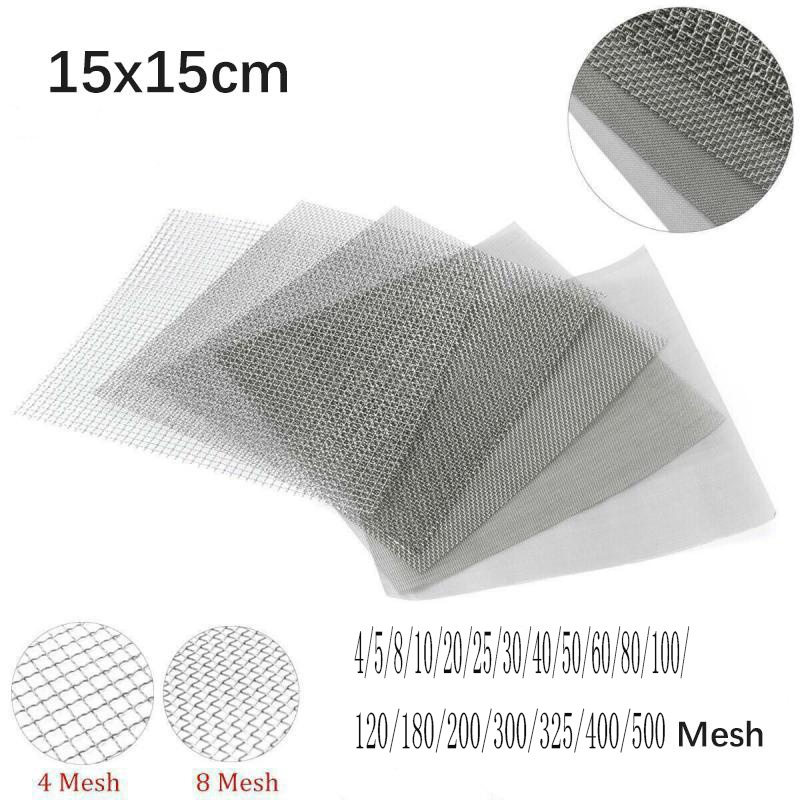1pcs 4-500Mesh 304 Stainless Steel Mesh Filter Net Metal Front Repair ...