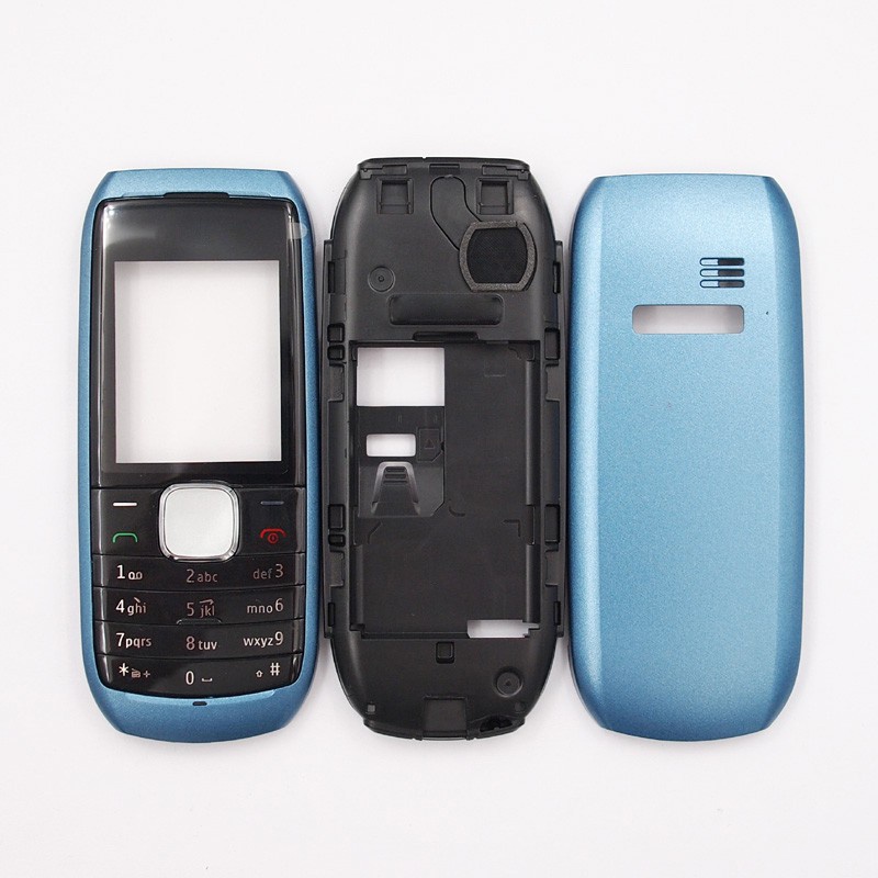 Nokia 1800 ใหม่เต็มรูปแบบโทรศัพท์มือถือที่อยู่อาศัยฝาครอบกรณี + แป้น ...