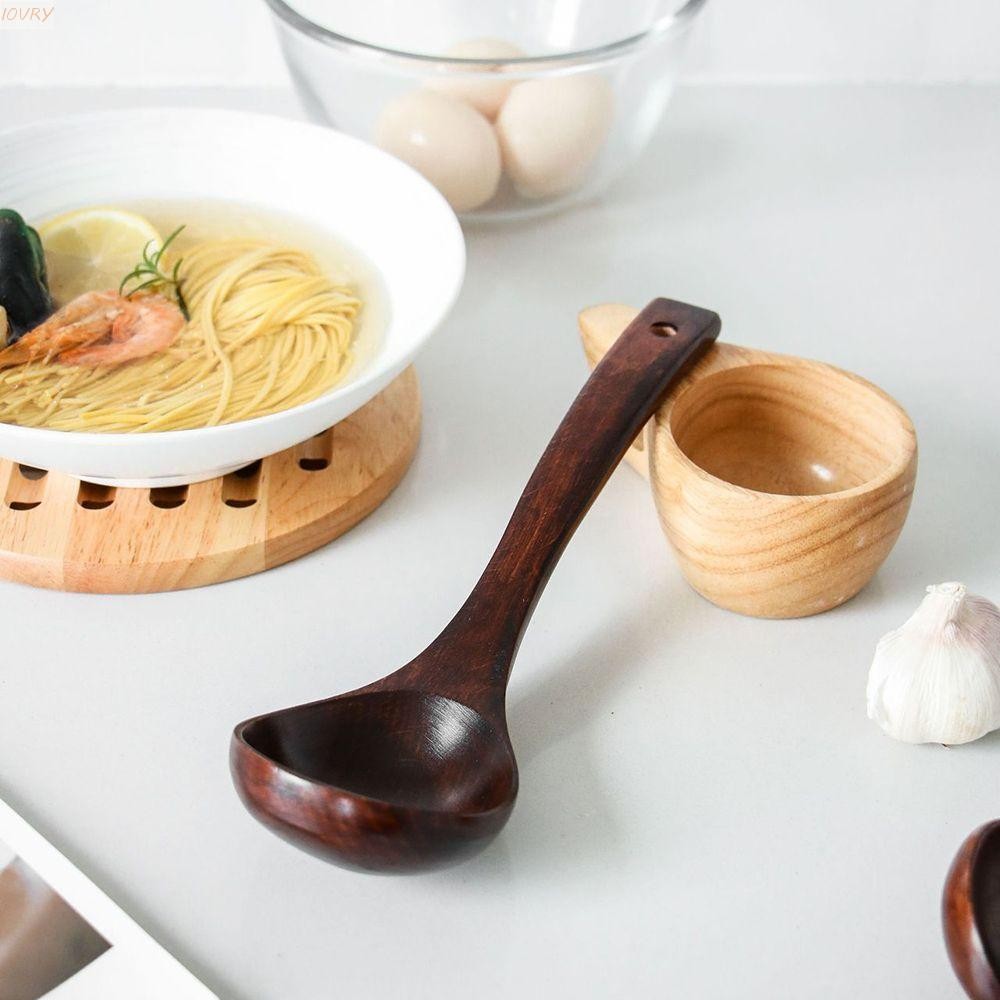 Ivory Scoop ข้าวขนมเครื่องมือไม้ไผ่บนโต๊ะอาหาร Catering อุปกรณ์ทําอาหาร ...