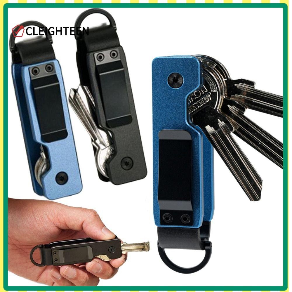 Cleighteen Key Holder, Minimalist Compact Key Organizer, Smart Metal ...