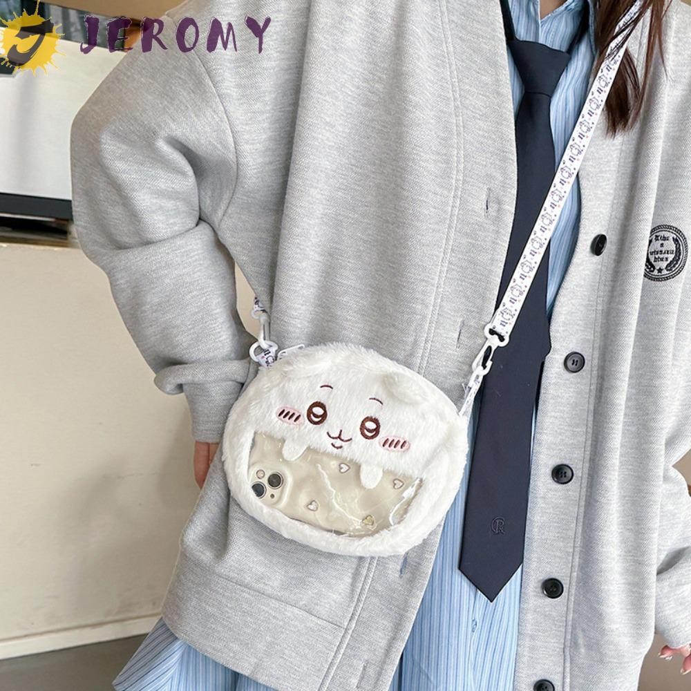 Jeromy Kawaii Usagi Itabag, Cross Body โปร่งใสอะนิเมะ Chiikawa กระเป๋า ...