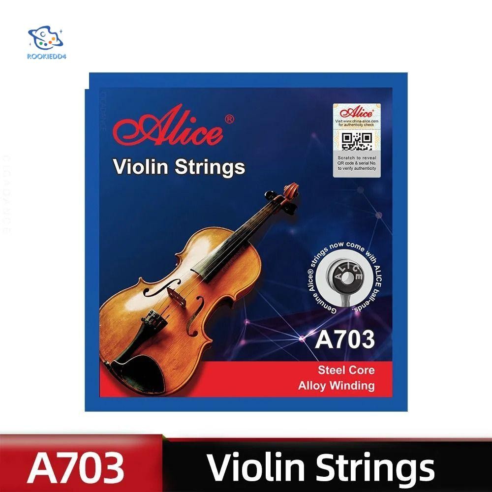 Rookiedd4 A703 ไวโอลิน String, นิกเกิล String 4/4 3/4 1/2 1/4 1/8 Alice Strings, อุปกรณ์เสริม ...
