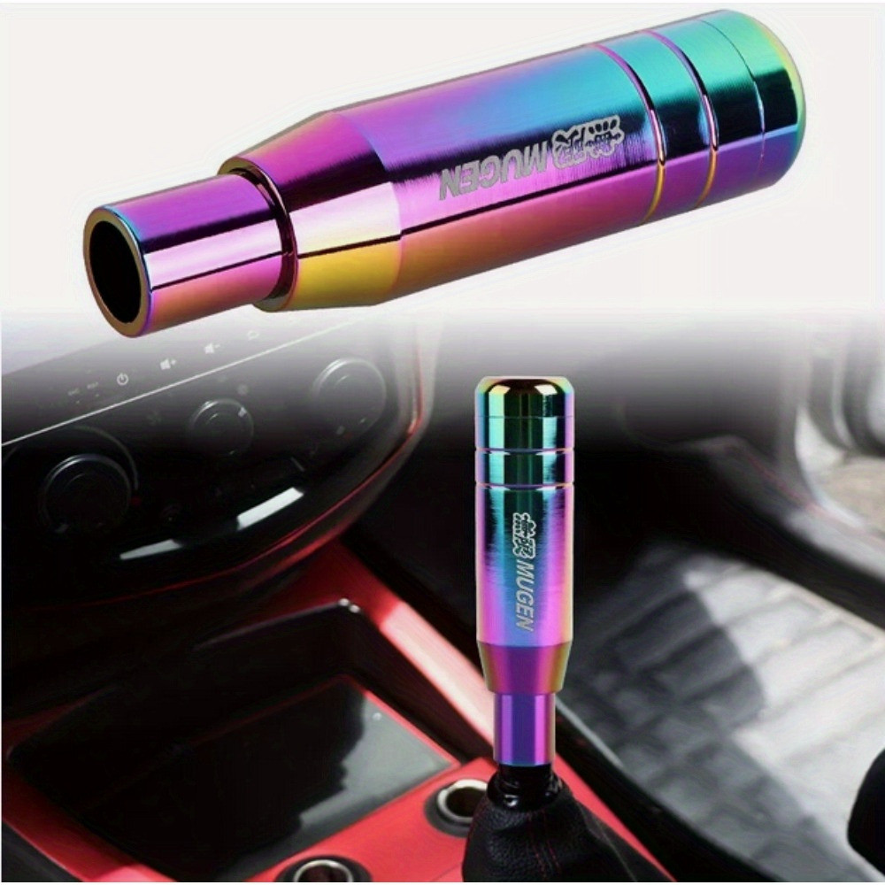 อลูมิเนียม Neo Chrome เกียร์อัตโนมัติ Stick Shift Knob Lever Shifter | Shopee Thailand