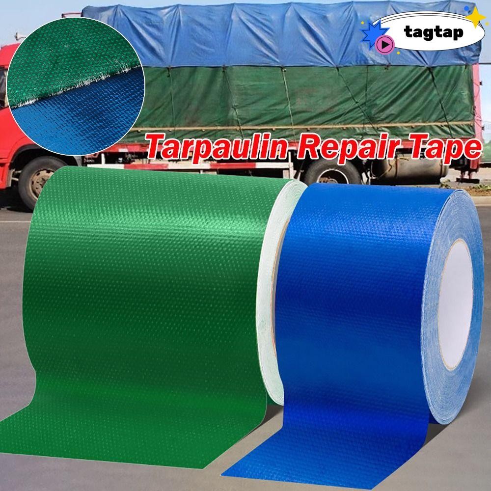 เทปซ่อมผ้าใบกันน้ํา TAGTAP, เทปผ้ากันฝน Adhesion ที่แข็งแกร่งกันน้ํา, แพทช์กันสาดความต้านทานฉีก ...