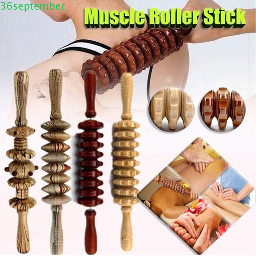 Spepember กล้ามเนื้อ Roller Sticks เอวล้อเพลา Belly Relief Body นวดโยคะ ...