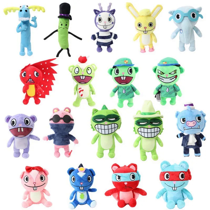 18 Style Happy Tree Friends Plush Toy Lumpy Petunia Nutty Splendid ...