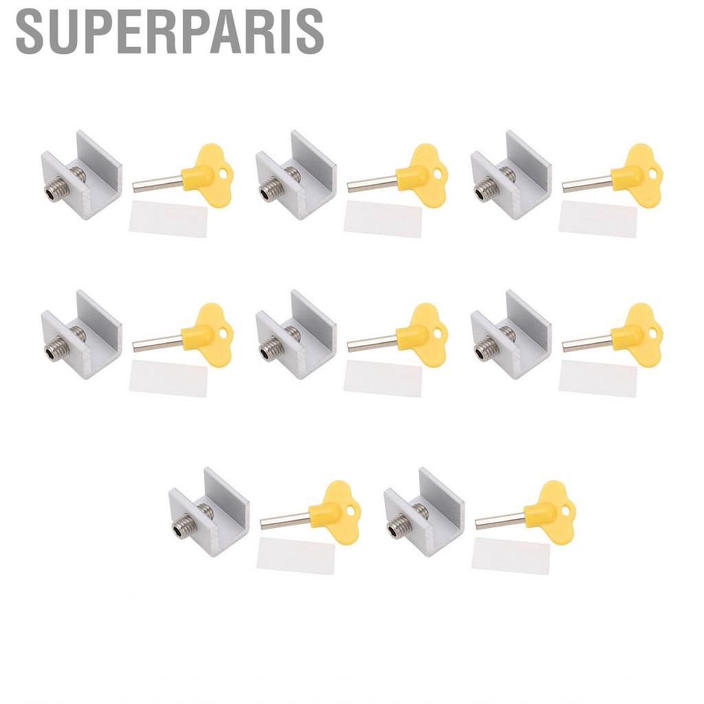 Superparis Sliding Window Lock Easy Adjustment 8 Sets Stainless Steel ...