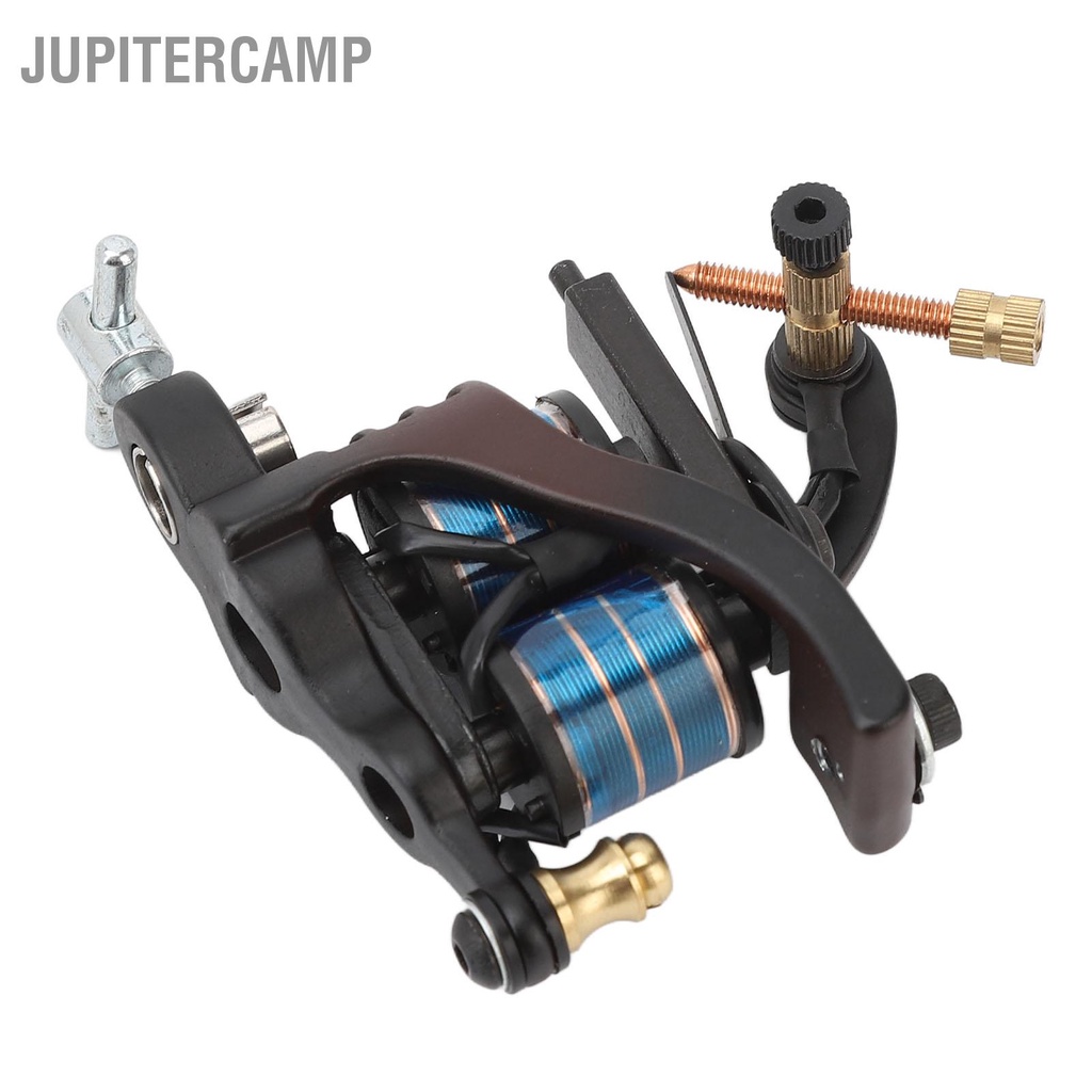 JUPITERCAMP 10 Wraps Tattoo Coil Machine Strong Power Zinc Alloy Shader ...