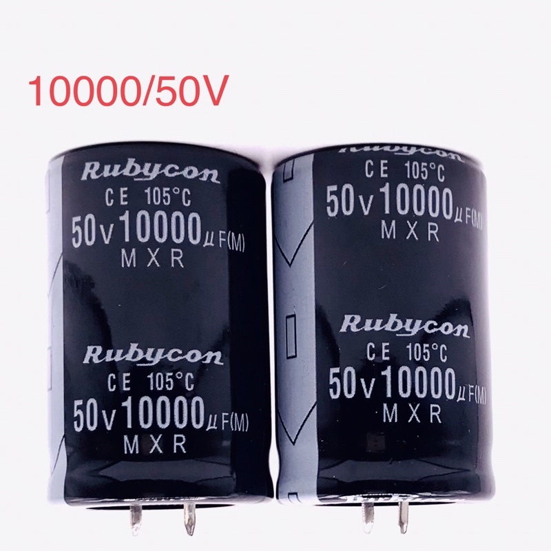 Capacitor 10000UF/50V 105องศา(Robycon) คาปาซิเตอร์ | Shopee Thailand