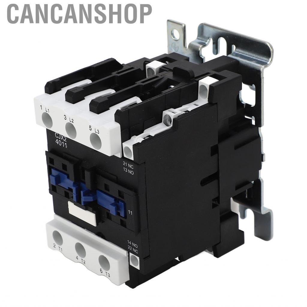 Cancanshop AC Contactor 3 Pole Circuit Control Electric Motor 380V Coil ...