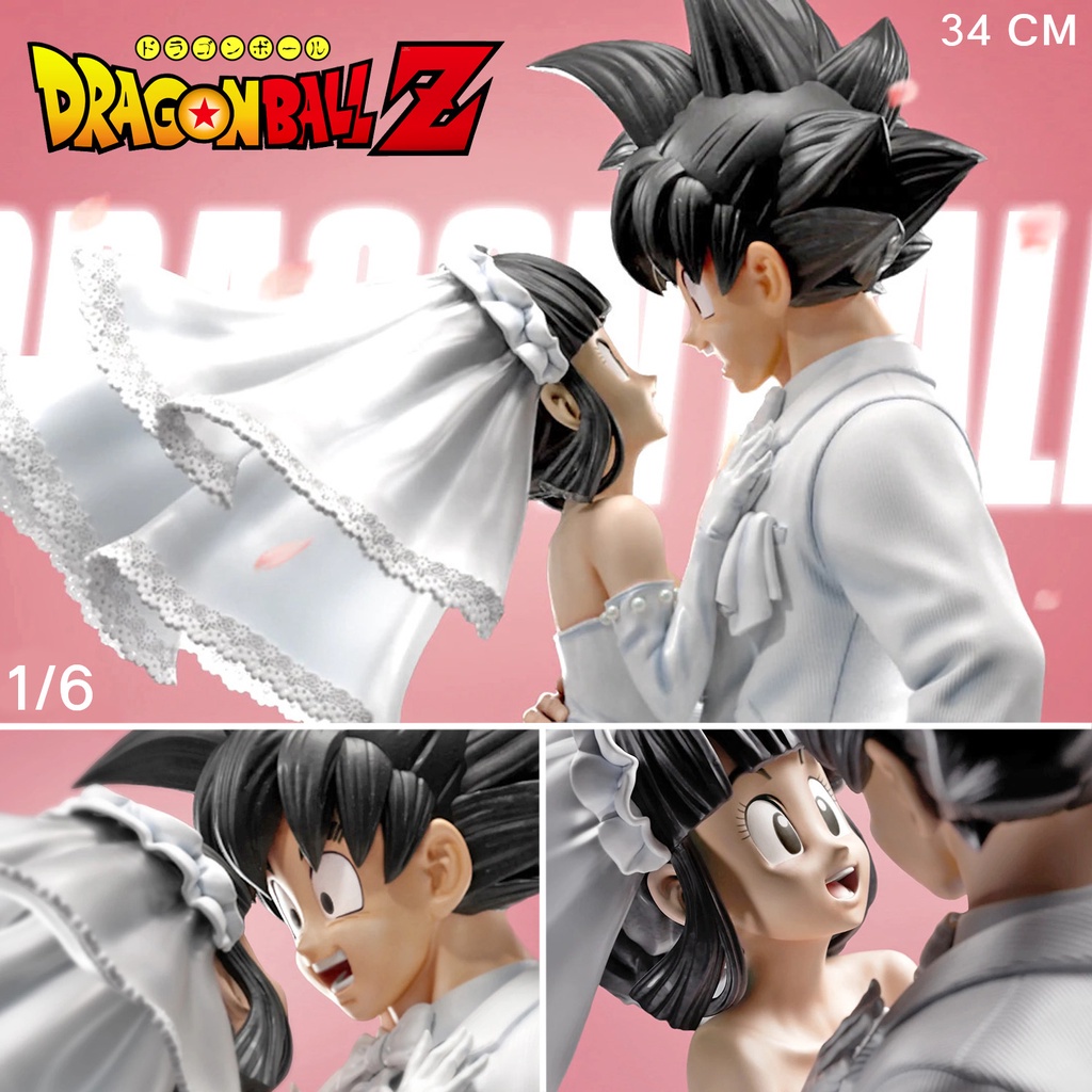 Figure ฟิกเกอร์ UMY Studio Dragonball Z ดราก้อนบอล Kakarot Son Goku x Chichi จีจี้ และ ซง โกคู ...