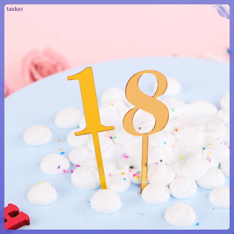 10 ชิ้น เค้กวันเกิด คัพเค้ก ปิ๊ก เทียน ตกแต่งงานแต่งงาน ตกแต่งโต๊ะ ท็อป ...