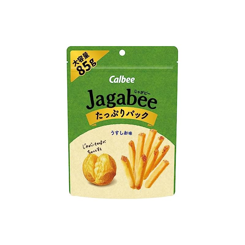 Calbee Jagabee Usu-Shio Taste Full Pack 85g x 12 bags Jagabee Snack Japan Souvenir | Shopee Thailand