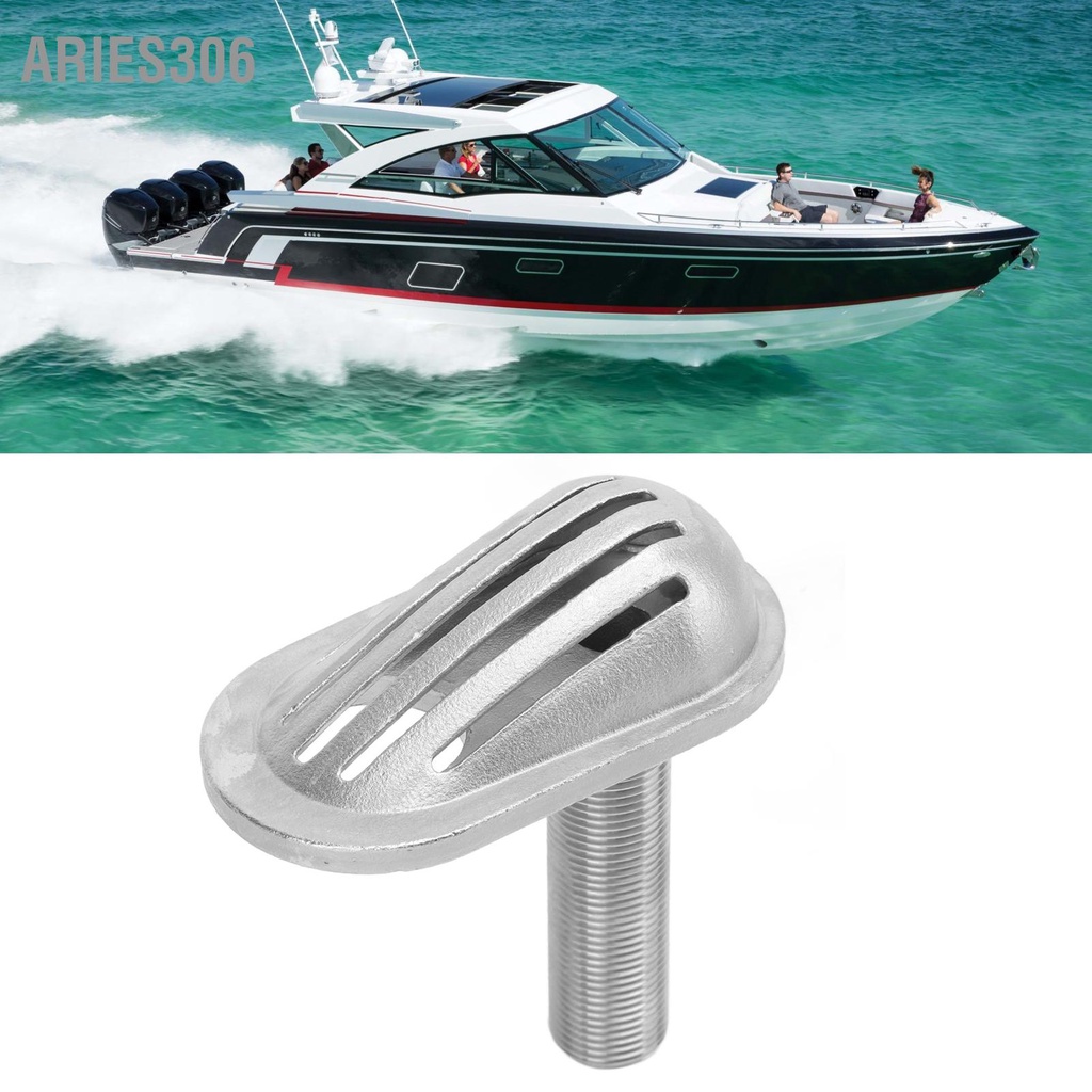 Aries306 3/8in กรองไอดี ThruHull Inlet FILTER Scoop สแตนเลสความต้านทาน ...