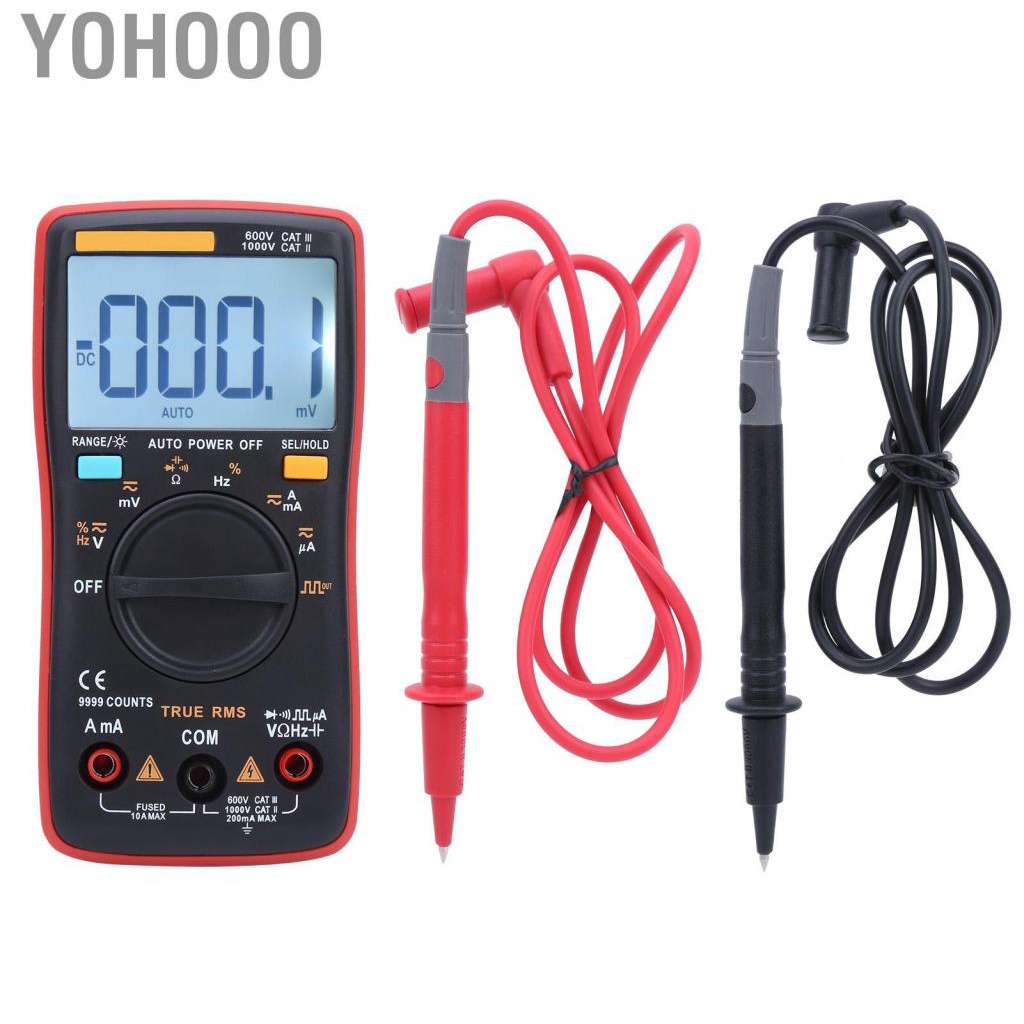 Yohooo Convenient Operation Digital Multimeter AC/DC Current Voltage ...