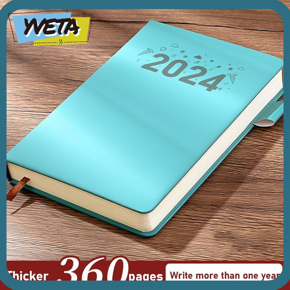 Yveta สมุดโน้ต ปฏิทิน แพลนเนอร์รายวัน ขนาด A5 2024 | Shopee Thailand
