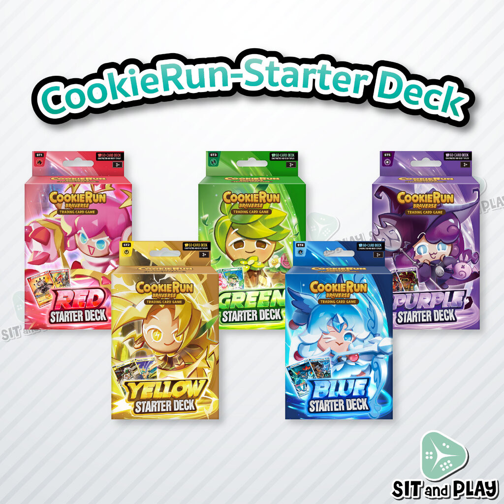 CookieRun Braverse TCG - Starter Deck เด็คพร้อมเล่น การ์ดเกมคุกกี้รัน ภาษาอังกฤษ แท้100% ...