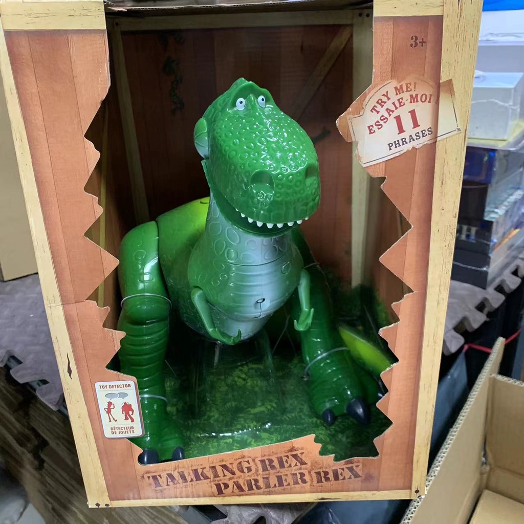 Disney Toy Story 4 Rex ไดโนเสาร์สีเขียวพูดคุยของเล่นเด็ก | Shopee Thailand