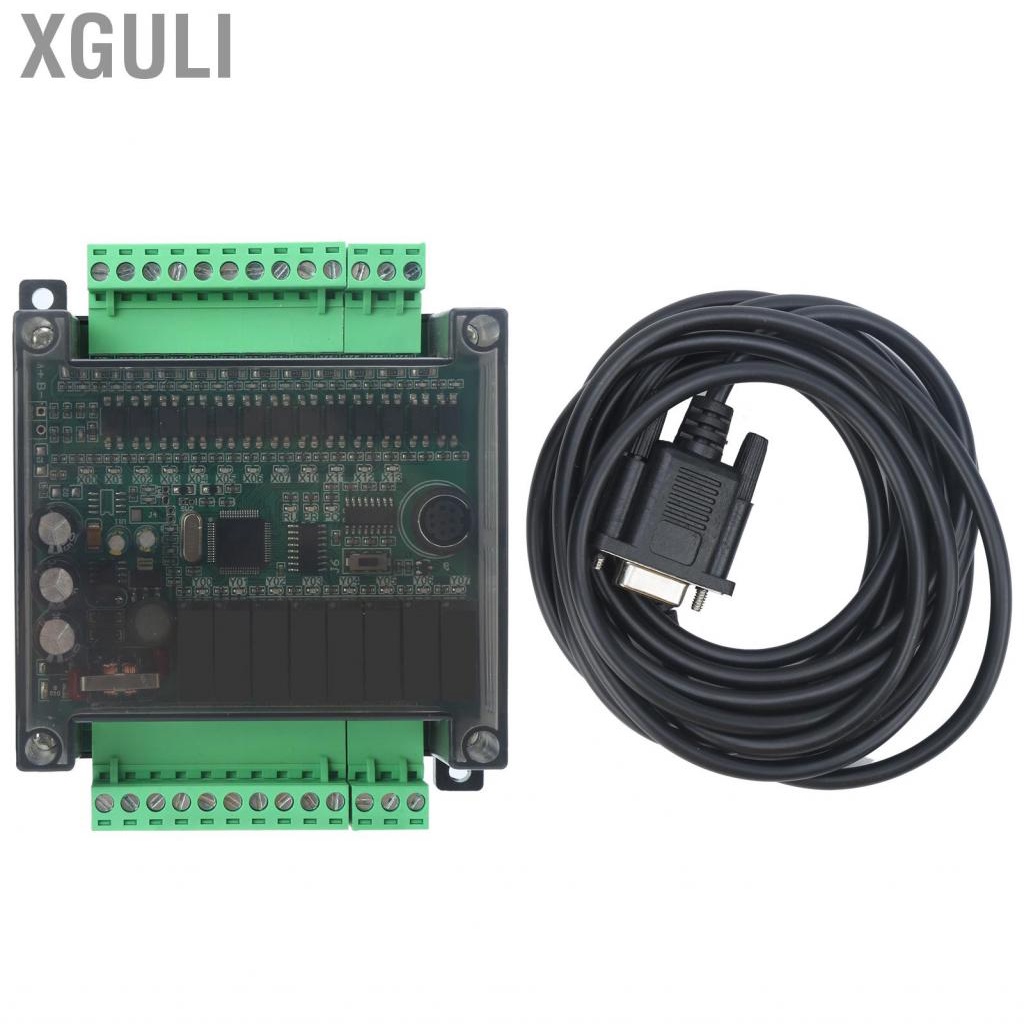 Xguli Programmable Controller Module PLC Board 32 Bit MCU Text Display with DVP Cable for ...