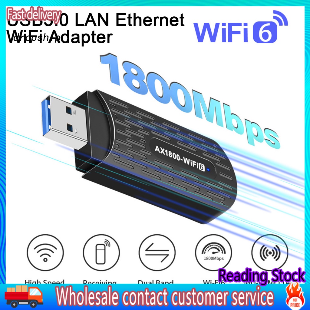 Dro_ AX1800 การ์ดเครือข่ายไร้สาย Dual Band Driver Free Fast Speed Anti-interference Low-latency ...