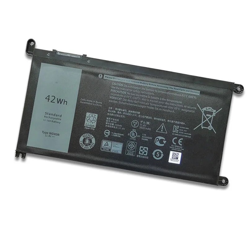 แบตเตอรี 3CRH3 WDX0R WDXOR For Dell Inspiron 5570 5557 7579 7378 5379 ...