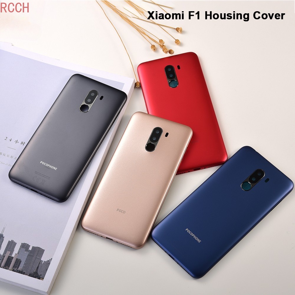 Xiaomi Pocophone F1 แบตเตอรี่ ฝาหลัง พลาสติก ตัวเรือน ประตู เปลี่ยน เคส ...