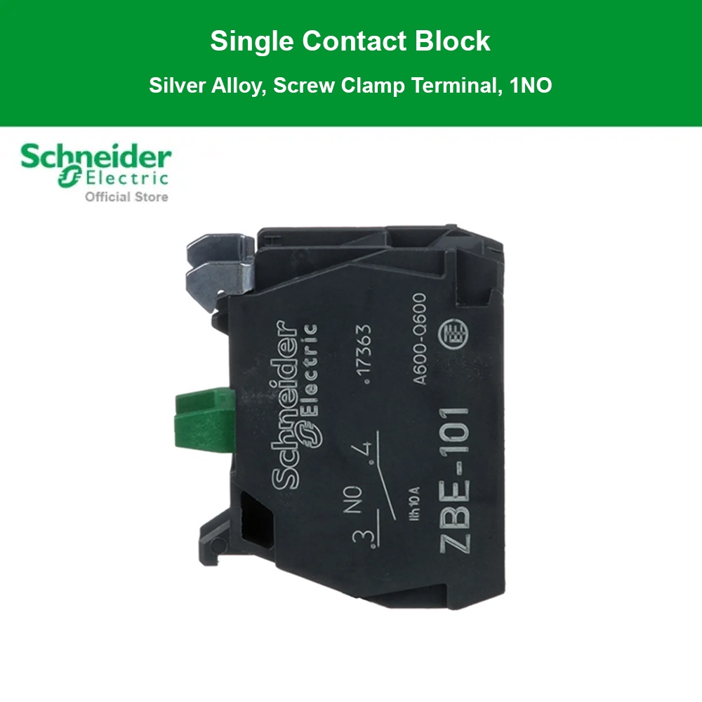 Schneider Electric - ZBE101 อุปกรณ์เสริมสำหรับ XB4,XB5 แบบ1คอนแทค ชนิด ...