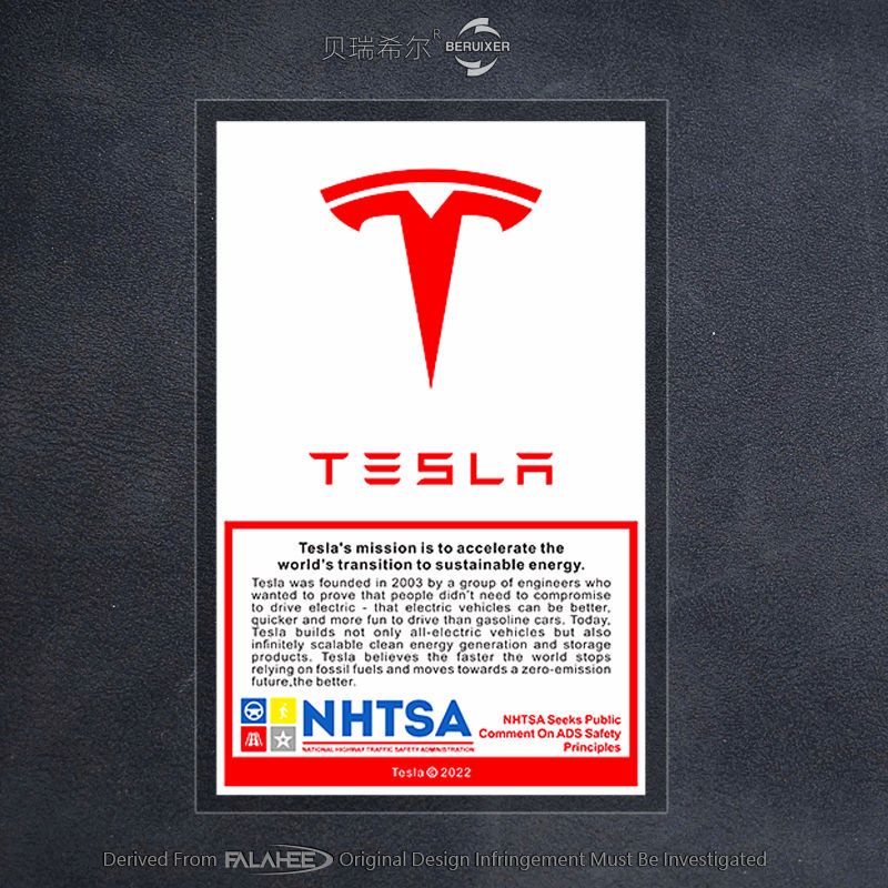 Tesla car front windshield sticker MODEL3 MODEL X MODEL Y MODEL S car ...