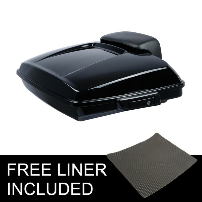 TC พนักพิงหลังพนักพิง Pad สำหรับ Harley Tour Pak Touring Electra Glide ...