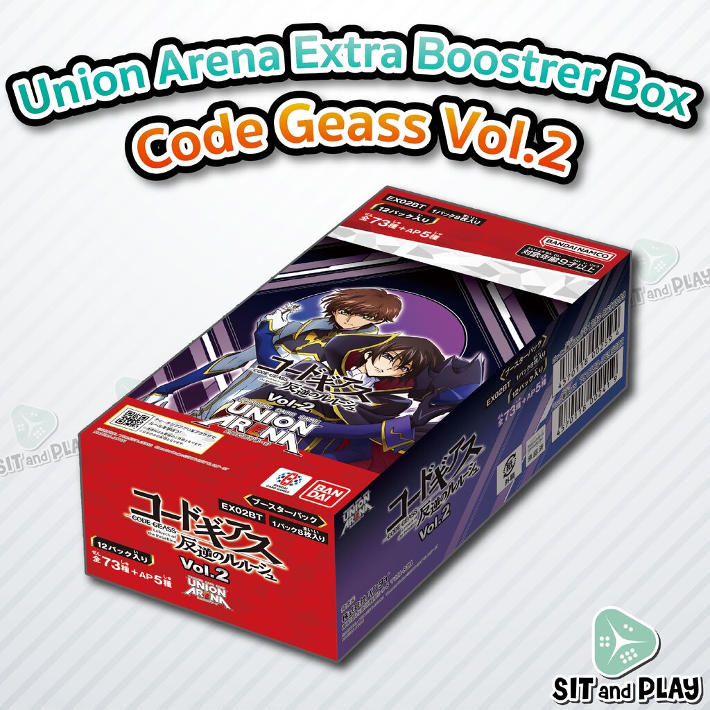 Union Arena : Code Geass Vol.2 - Extra Booster Box EX02BT ลิขสิทธิ์แท้ ...