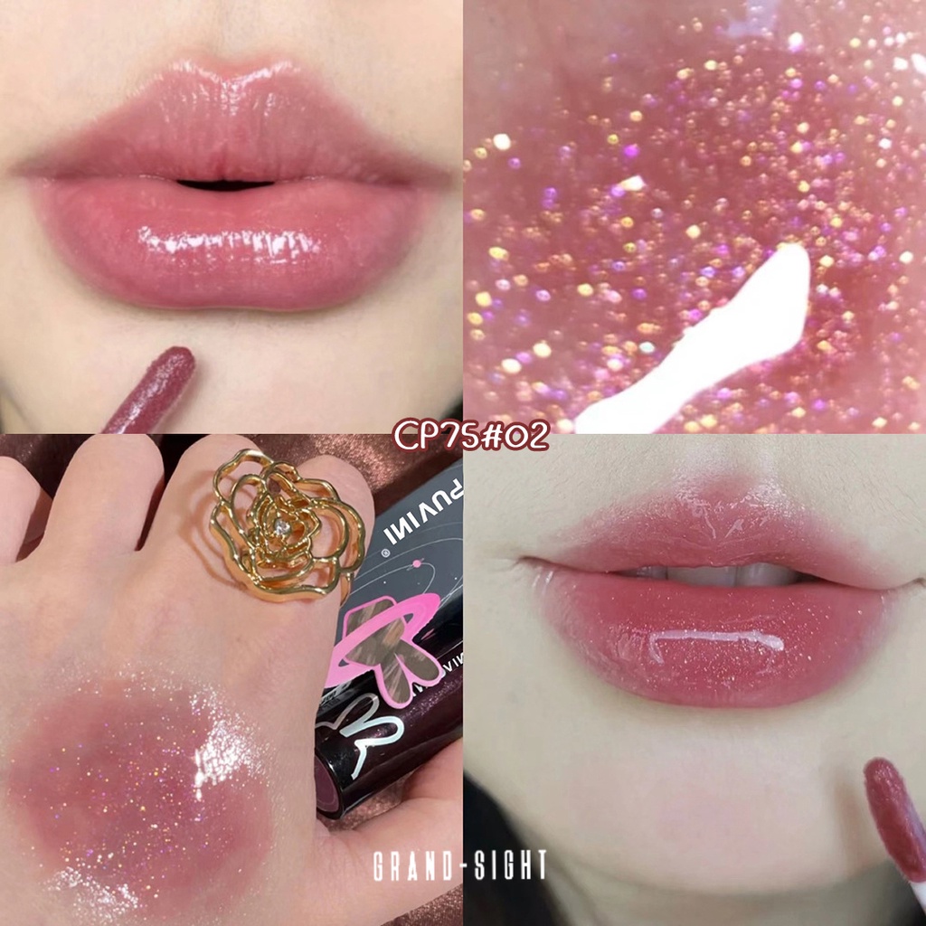 ลิปสติก ลิปกลอส เพิ่มความชุ่มชื้น สีใส ลิปมินิ ลิปออย บำรุงปาก ทาทับลิปแมทให้ดูวาวปากฉ่ำ ...