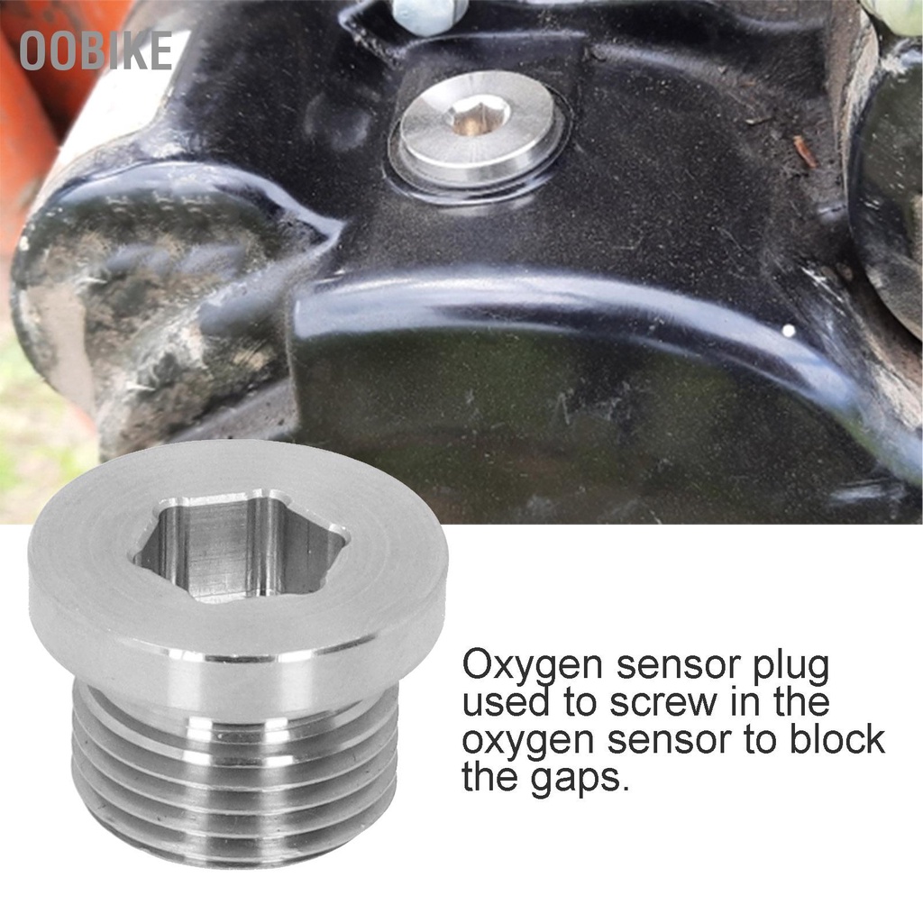 OObike O2 เซนเซอร์ออกซิเจน Plug M18x1.5 สแตนเลสสตีลความแข็งแรงสูง ...