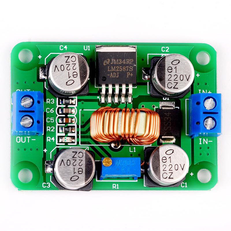 Lm2587 ปรับ 5A boost converter บอร์ดควบคุมแรงดันไฟฟ้าเหมาะสําหรับ ...