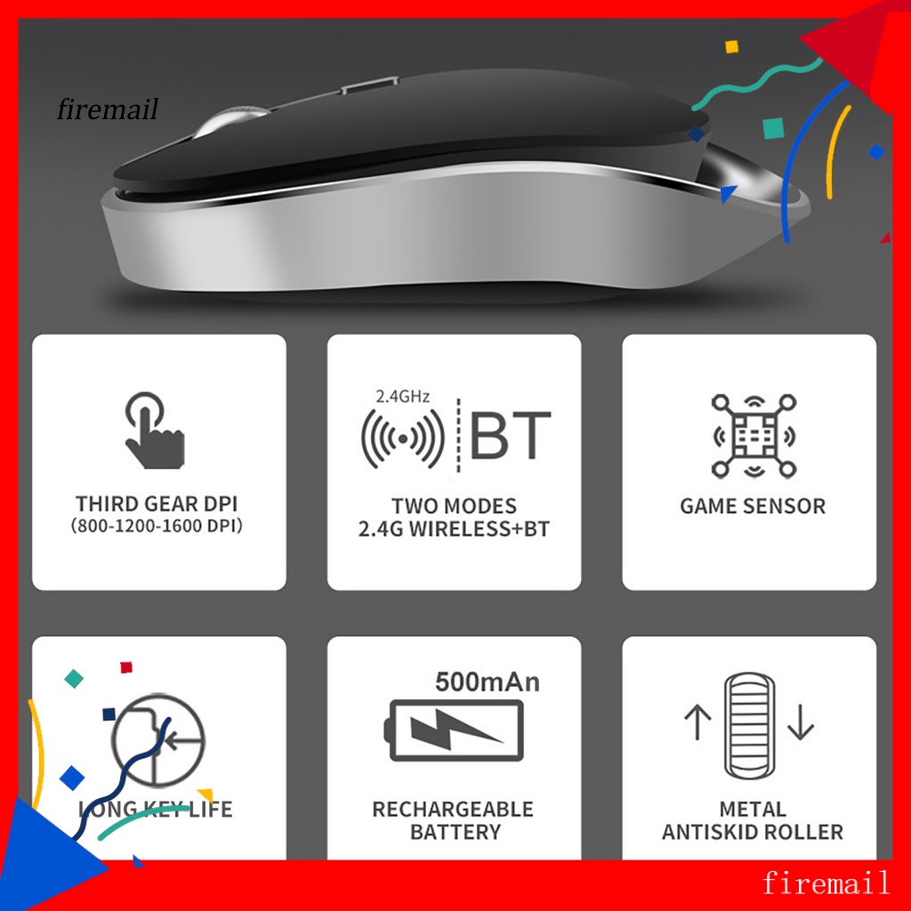 [FM] M90 เมาส์ไร้สาย บลูทูธ 24G แบบบางพิเศษ สําหรับแล็ปท็อป PC | Shopee ...