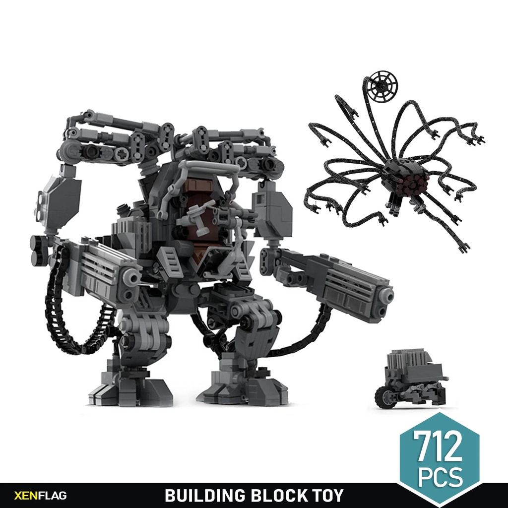 Matrix ชุดหุ่นยนต์ APU คลาสสิก Sci-fi เครื่องภาพยนตร์ Monster Octopus ...