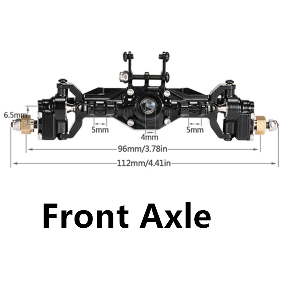 ชุดเพลาอลูมิเนียม TRX4M อะไหล่อัพเกรด สําหรับรถไต่หินบังคับ 1/18 TRX4-M ...