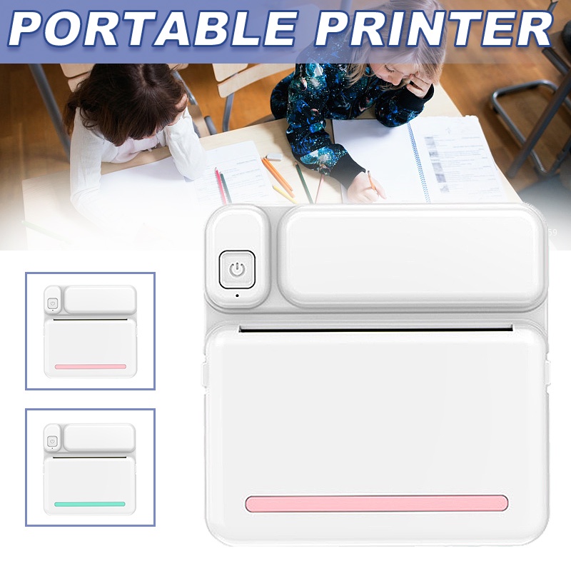 Mini Wireless Portable Pocket Thermal Printer for Learning Assistance ...