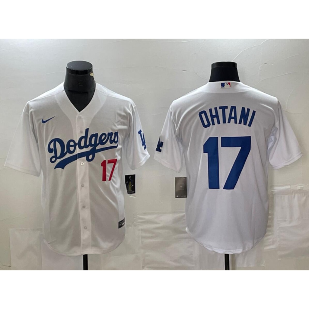 Mlb Men 's Los Angeles Dodgers 17 Shohei Ohtani Baseball Jersey สีขาว ... Mlb Men 's Los Angeles Dodgers 17 Shohei Ohtani Baseball Jersey สีขาว ...