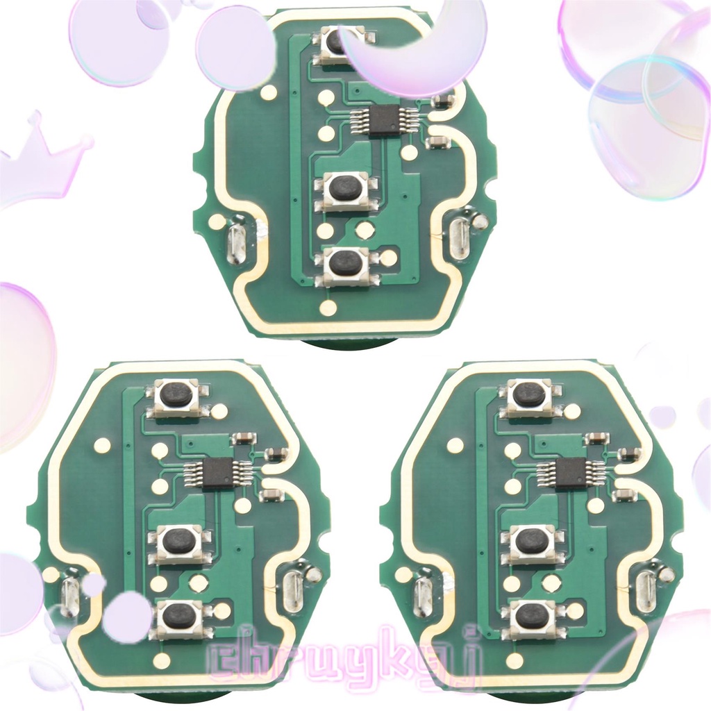 แผงวงจรรีโมตกุญแจรถยนต์ 3 ปุ่ม 315MHz 433MHz สําหรับ BMW 3 5 Series E46 ...