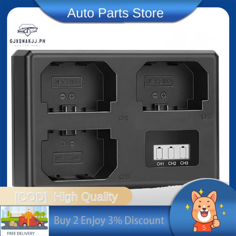 Np-fz100 NPFZ100 แบตเตอรี่ 3 ช่องชาร์จกล้อง Alpha A7R3 A6600 A6700 A7M3 ARR4 A7R4 A7R5 A7III ZV ...