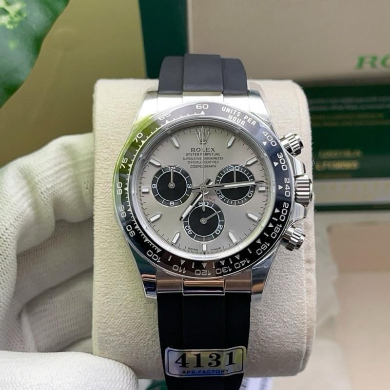 นาฬิกา rolex daytona swiss 1:1 โรงงาน APS เครื่อง 4131 เหมือนแท้ที่สุด ...