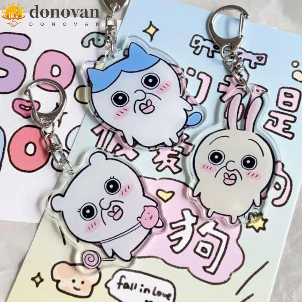 Donvan อะนิเมะ Chikawa พวงกุญแจ, Rakko จี้ Chiikawa สไตล์ญี่ปุ่น, แฟชั่นอะคริลิค Bangbang Yuzhi ...