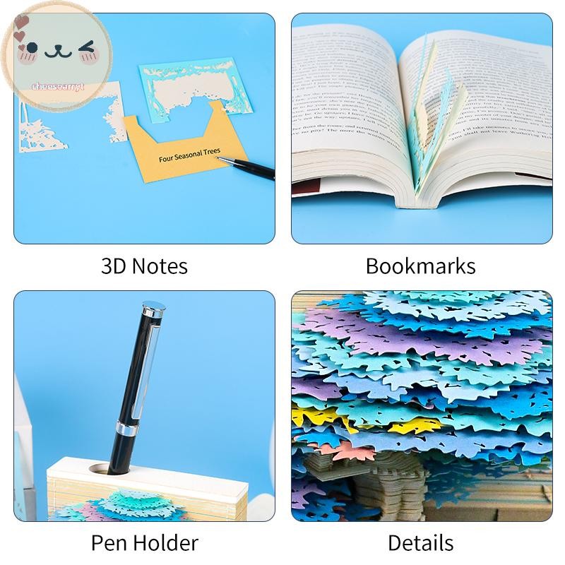 Chee Tree ปฏิทินตั้งโต๊ะ 2025 ปฏิทิน Memo Pad ปฏิทินตั้งโต๊ะสร้างสรรค์ ...