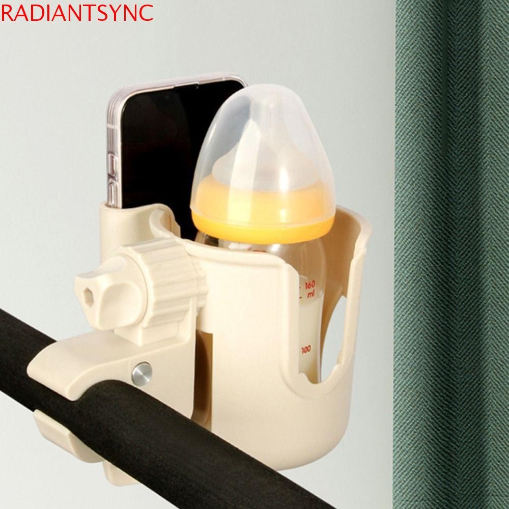 Radiantsync Pram ผู้ถือขวดนม Handy ที่ถอดออกได้ทนทาน Universal รถเข็นเด็กอุปกรณ์เสริม ABS ...